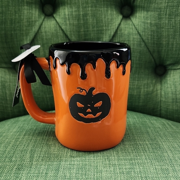 Rae Dunn | Holiday | Rae Dunn Halloween Orange Drip Boo Jackolantern ...